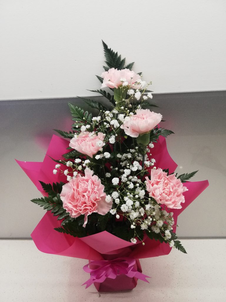 Special Deal. Small Carnation Arrangement. - Baldivis Enchanted Florist