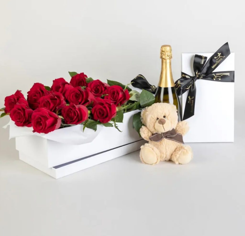 Deluxe Red Rose Gift set. - Baldivis Enchanted Florist